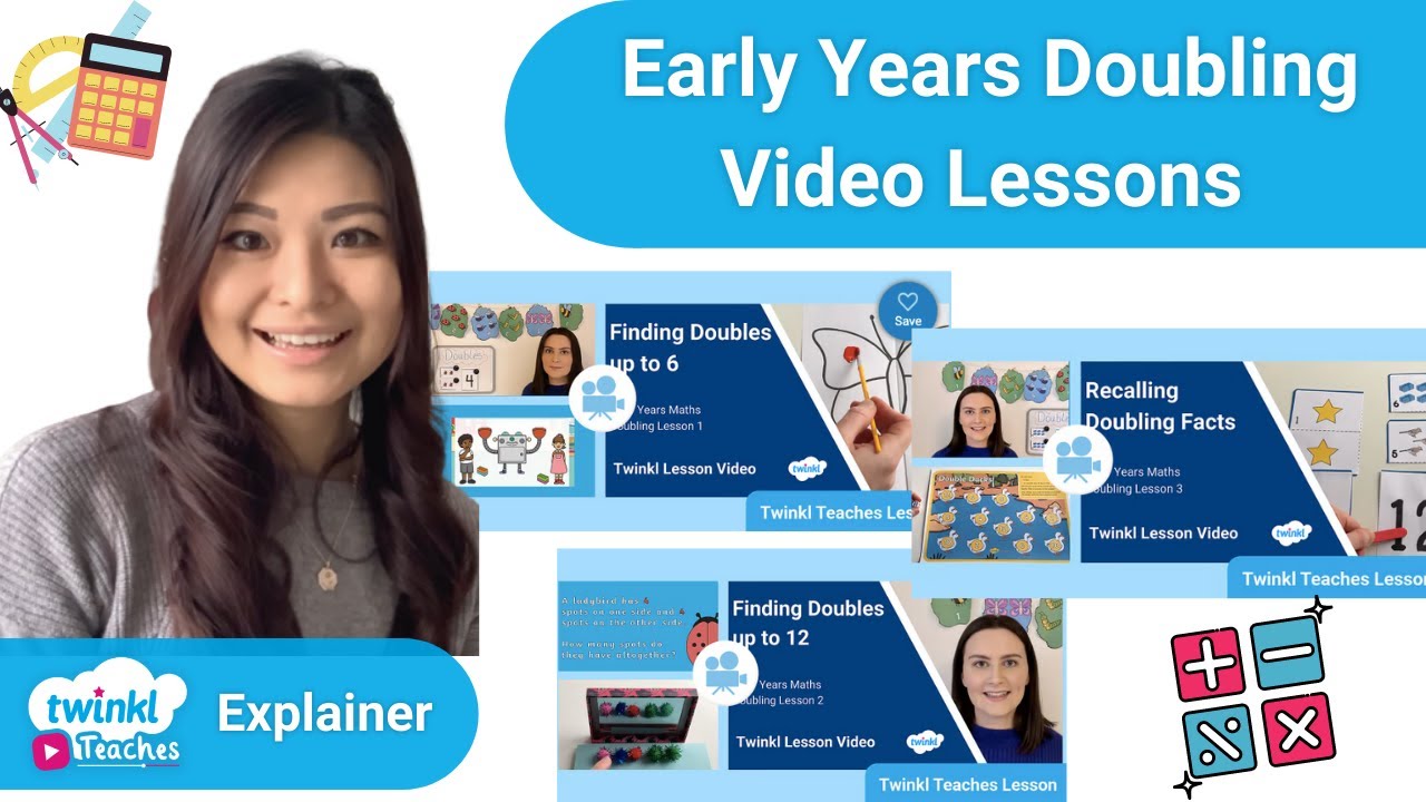 Early Years Doubling Video Lessons - YouTube
