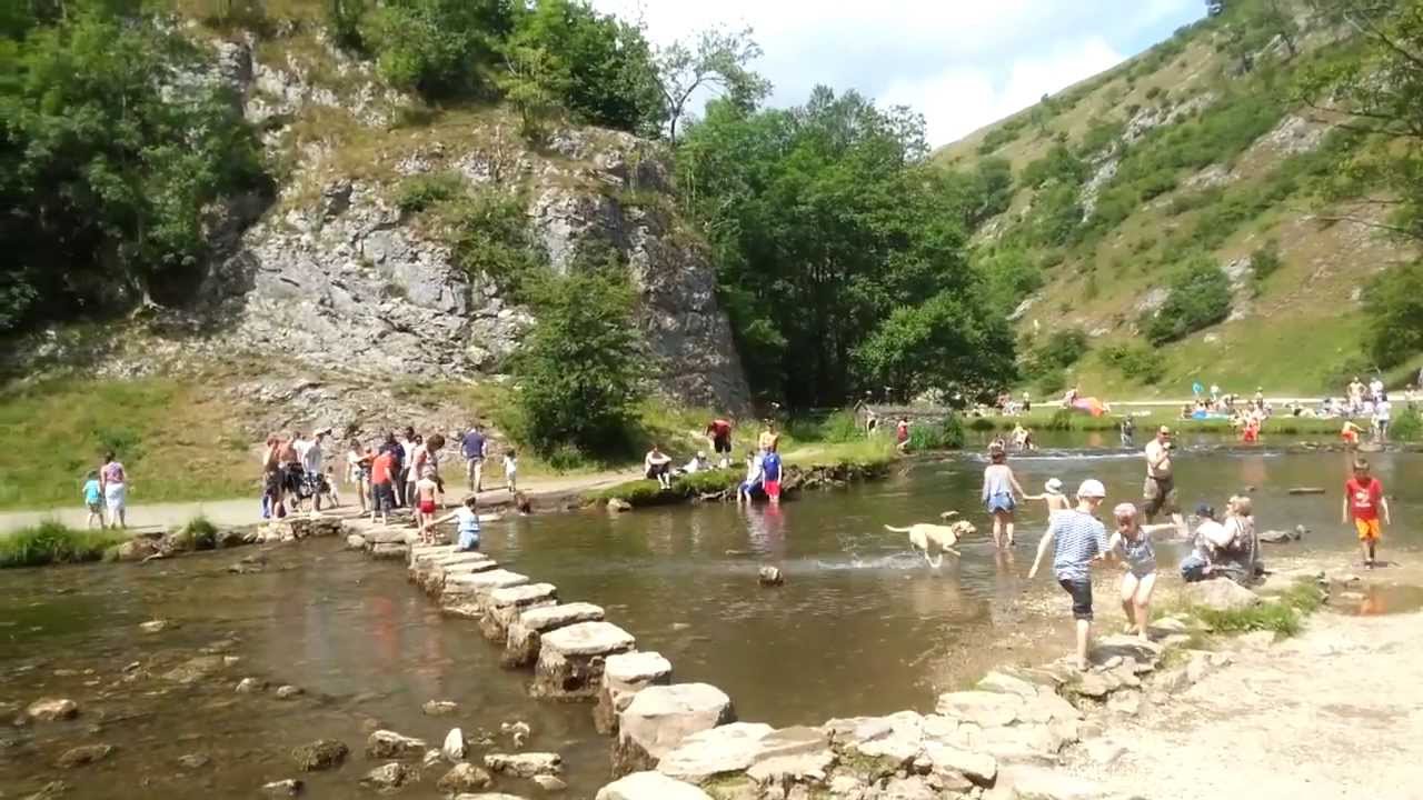 Dove Dale Stepping Stones and Monoliths, Derbyshire - YouTube
