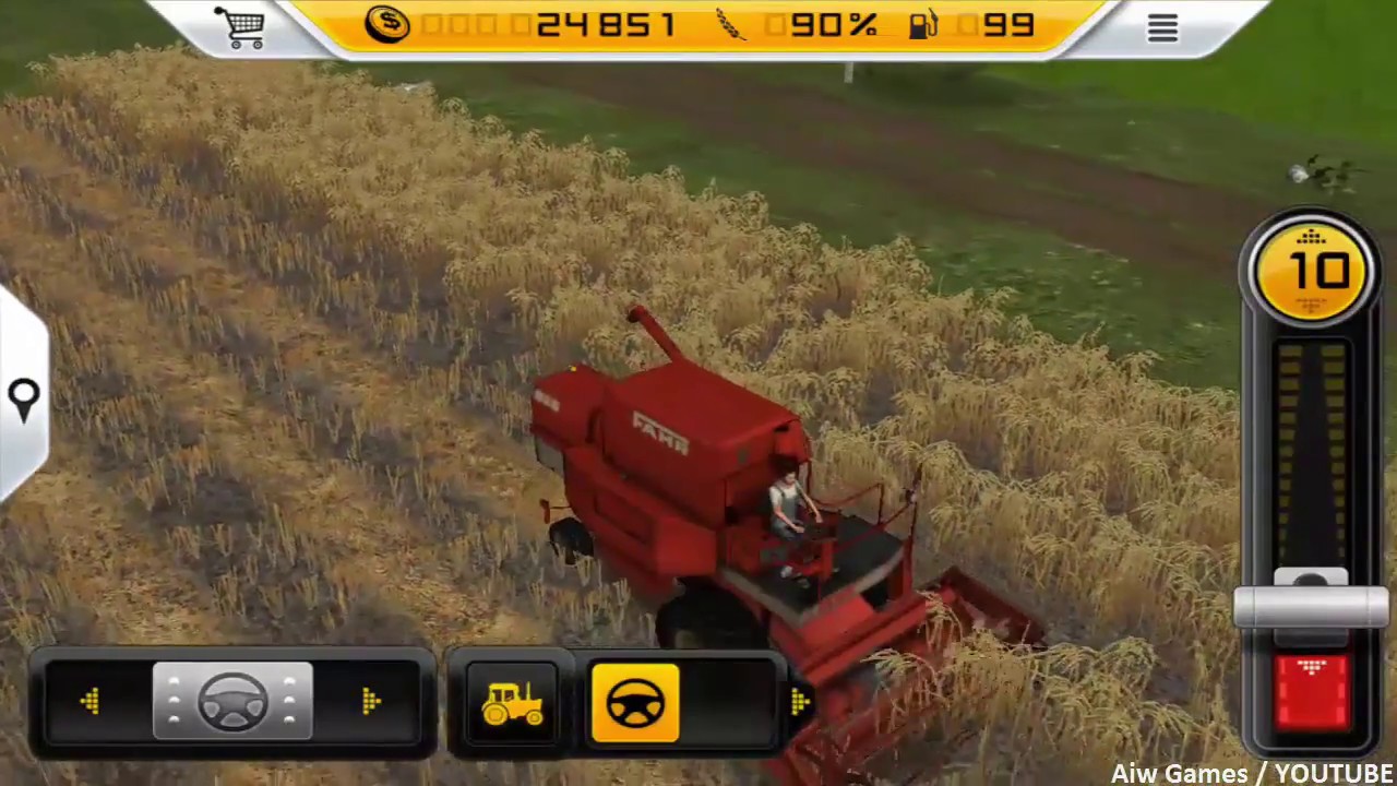 Farming Simulator 14 - Gameplay #1 - Harvest Time - YouTube