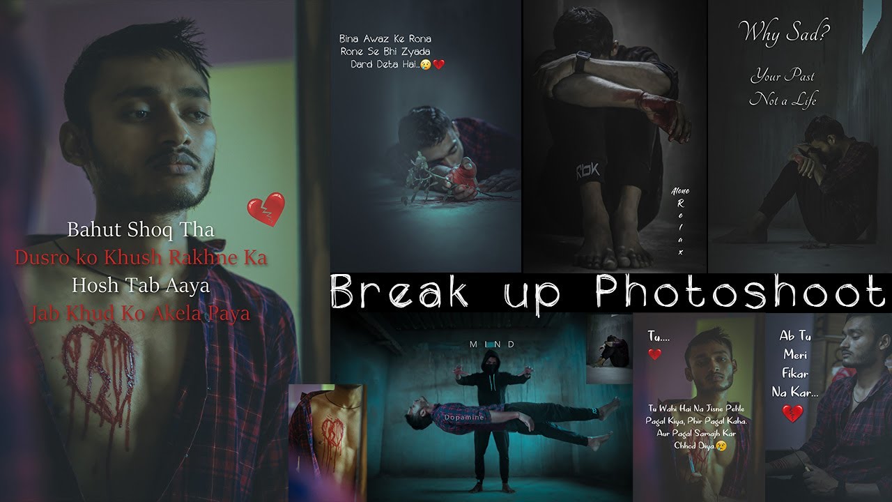 Break Up Photoshoot / Emotional Sad Poses / Canon 1.8 mm shoot - YouTube