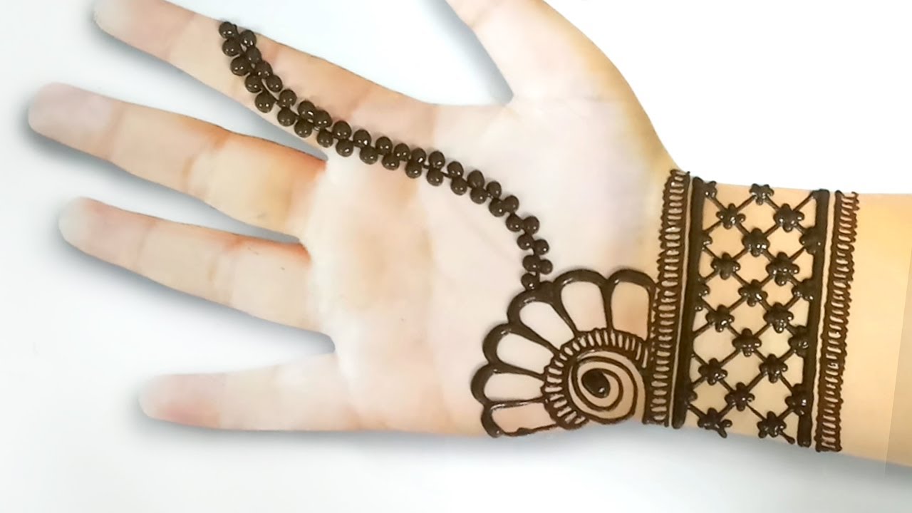 Stylish Easy fronthand mehndi design | Simple mehndi design for ...