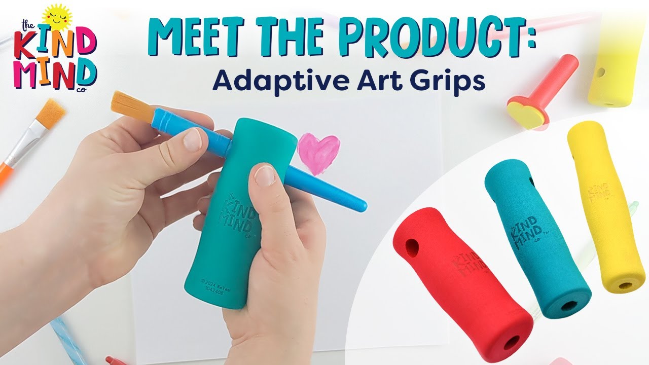 Meet the Product: Adaptive Art Grips - The Kind Mind Co.™ Adaptive Art ...