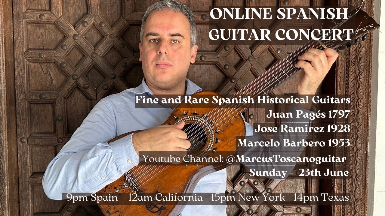 "A Spanish Guitar Concert in Granada with Rare Guitars" - Marcus ...