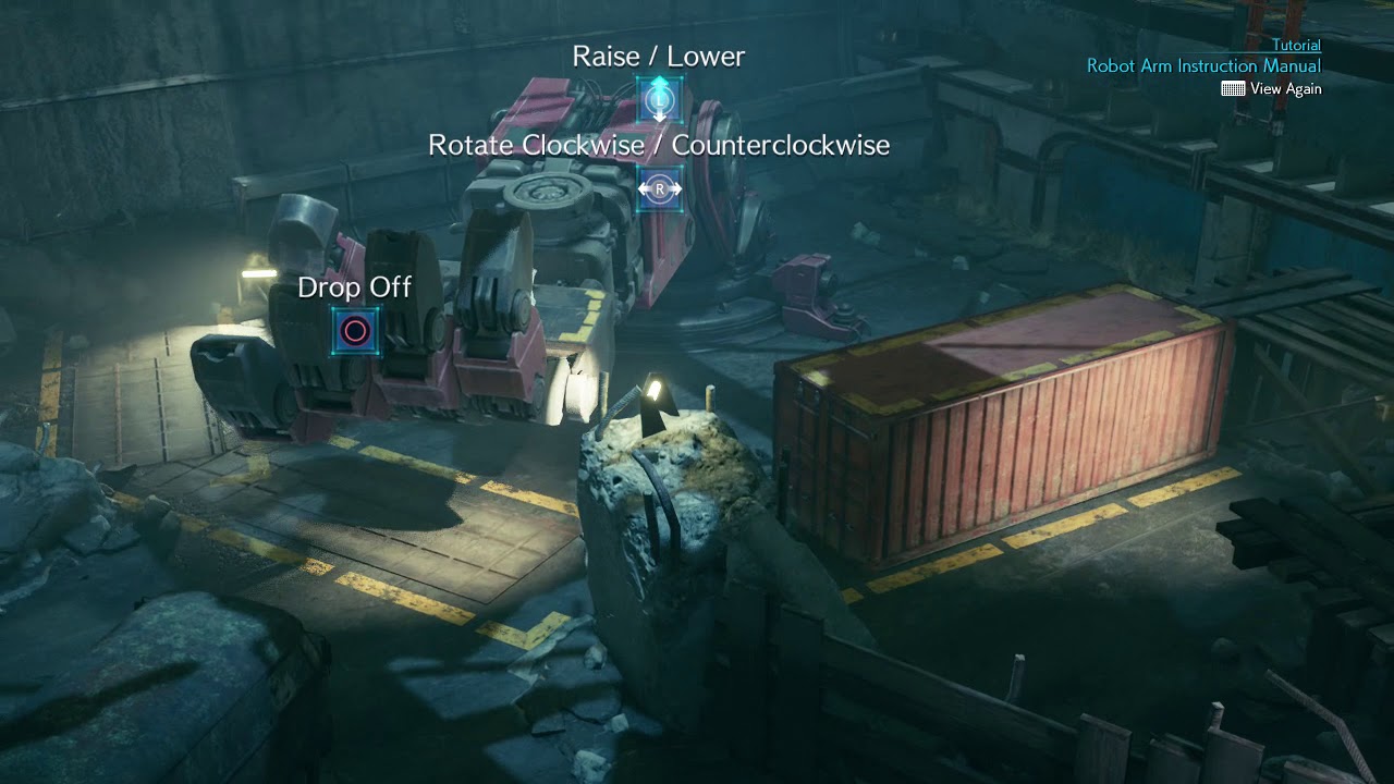 Final Fantasy VII Remake Use Second Robotic Arm Get Aerith to Ladder ...
