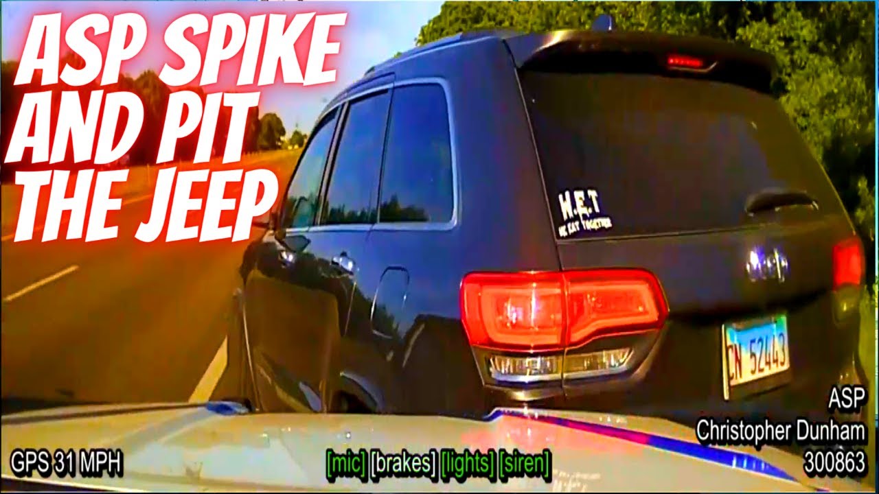 ASP SPIKE and PIT the Jeep --- Bad drivers & Driving fails - learn how ...