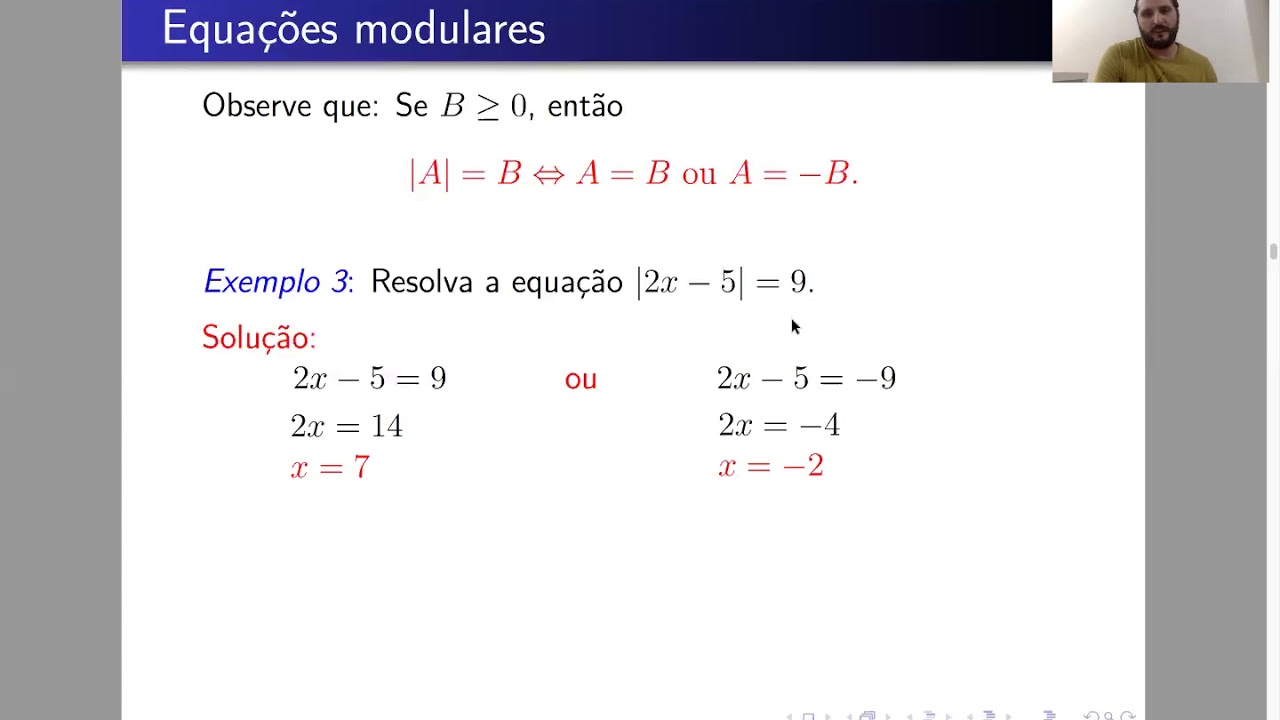 Valor absoluto: definição, propriedades, equações modulares - YouTube