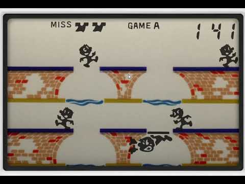 Game & Watch: Manhole (New Wide Screen) (1983 Nintendo) - YouTube