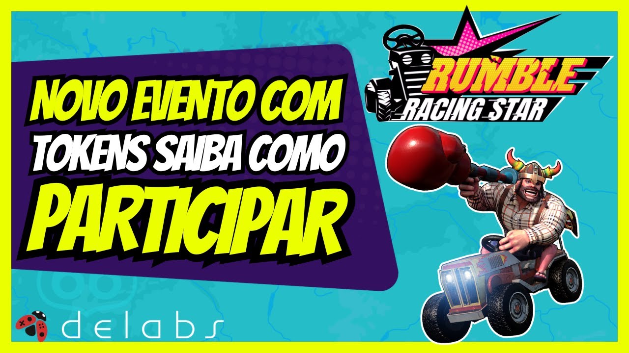 NOVO EVENTO DE TOKENS NO RUMBLE RACING STARS! - YouTube