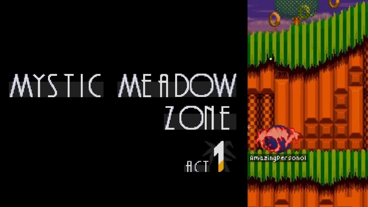 Classic Sonic Simulator V12 - Mystic Meadow Zone Act 1 (@hekalodian ...