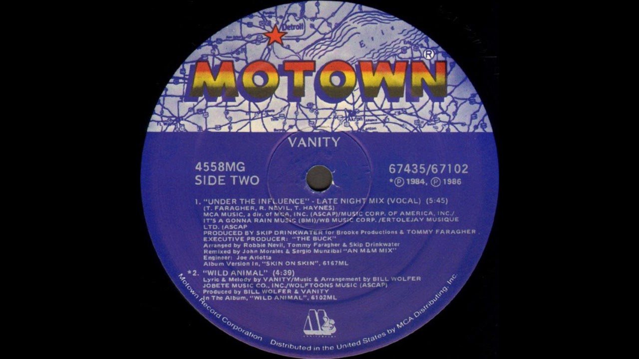 Under The Influence (Late Night Mix) - Vanity - YouTube