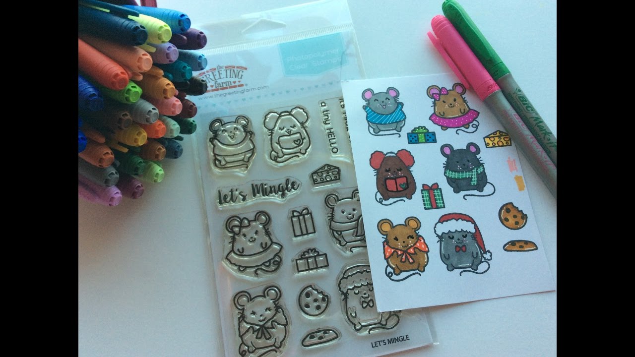 Not2Shabby Let's Colour!!! Bic Sharpie Markers! Let's Mingle The ...