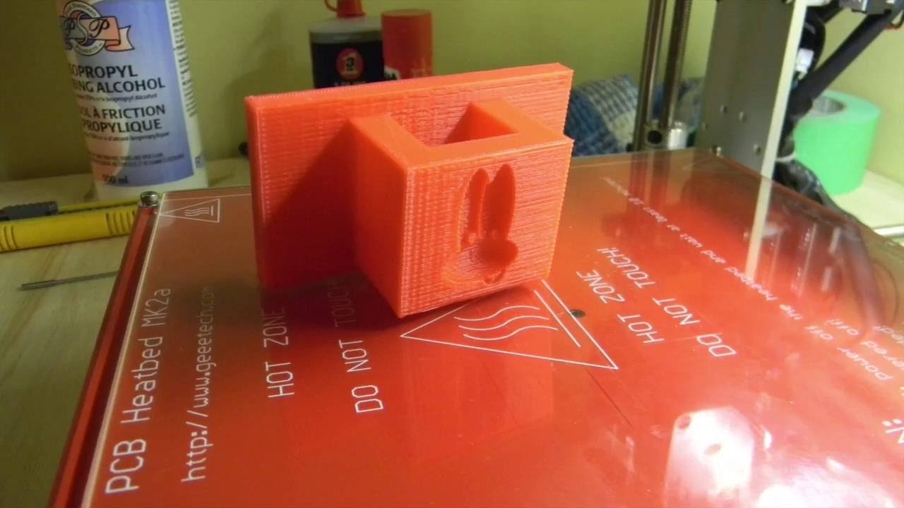 Prusa test d'impression 2 - YouTube