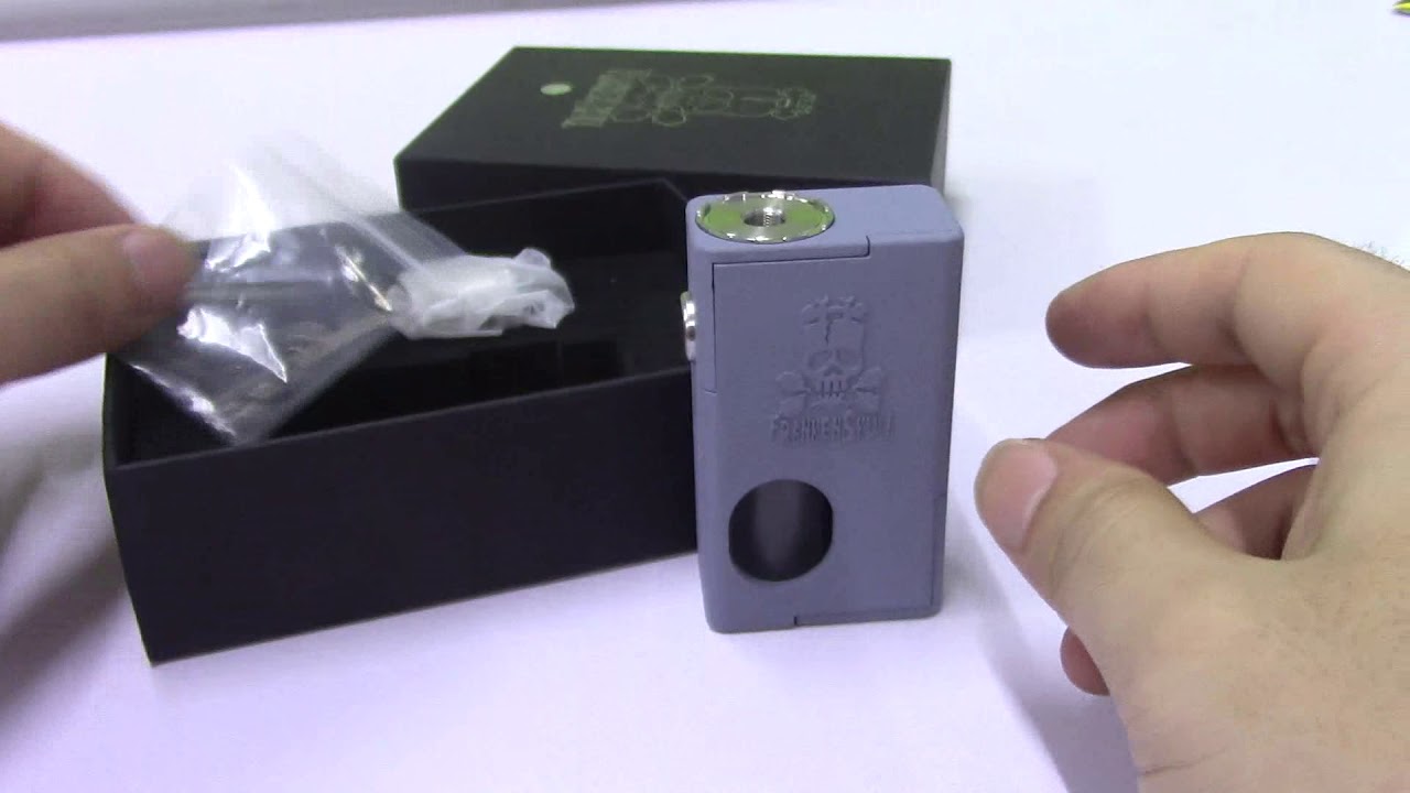 Unboxing FrankenSkull V3 Style Squonk Mechanical Mod With Bottom Feeder ...