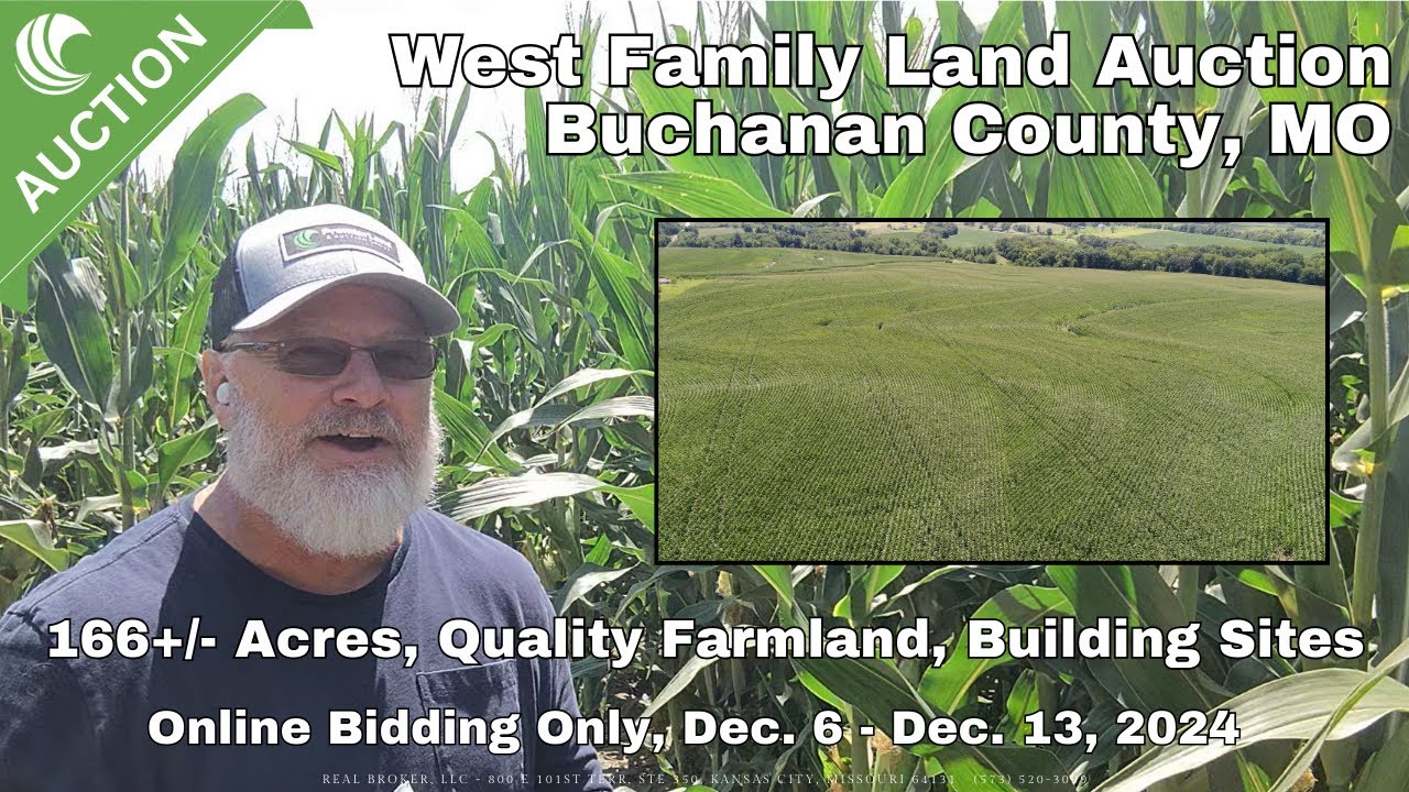 West Family Land Auction, Buchanan County, MO (Gower) Dennis Prussman ...