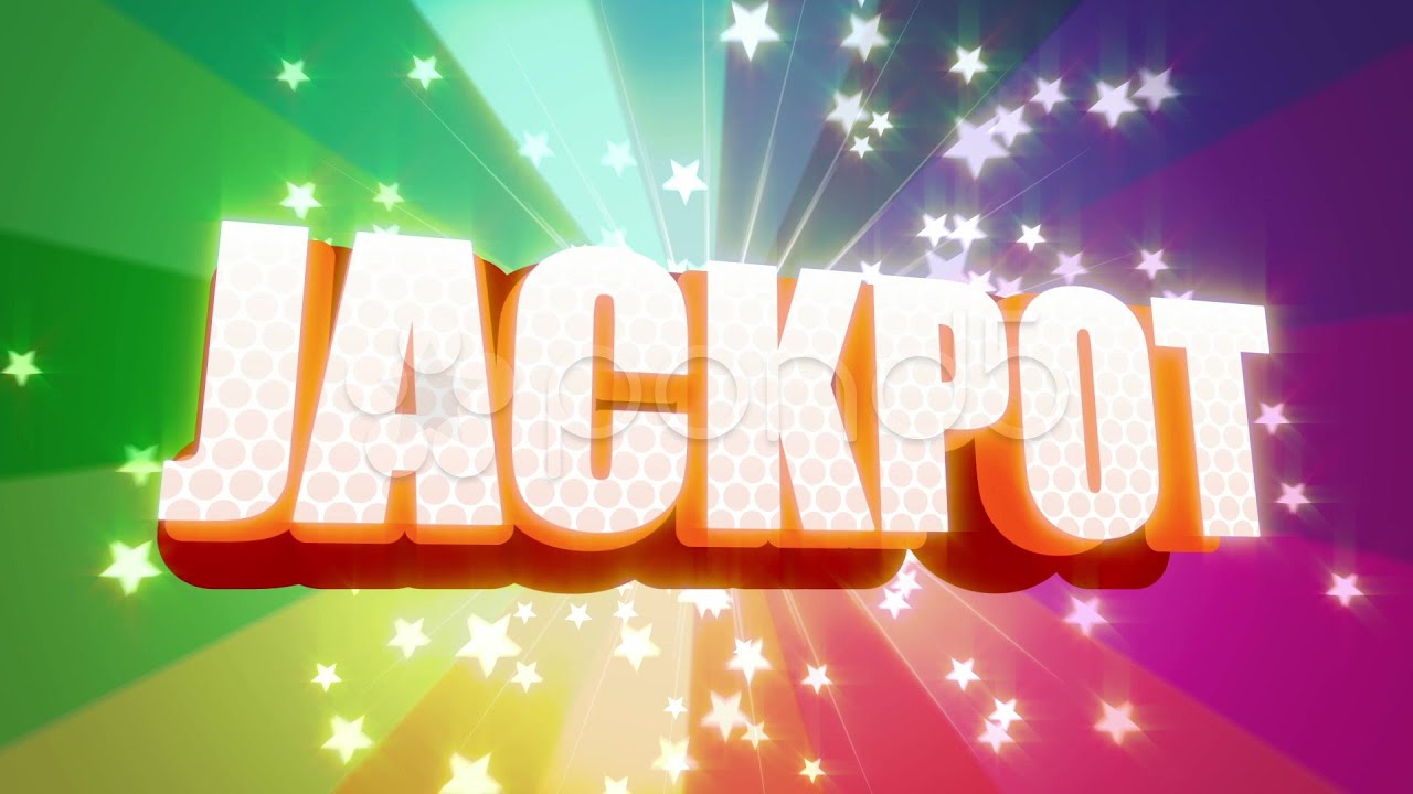 Jackpot Graphic Loop Hd. Stock Footage - YouTube
