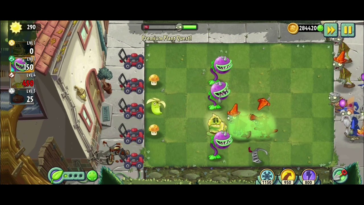 PvZ 2 | Premium Plant Quest Sept 2023 Try Out Solar Sage Level 2 - YouTube