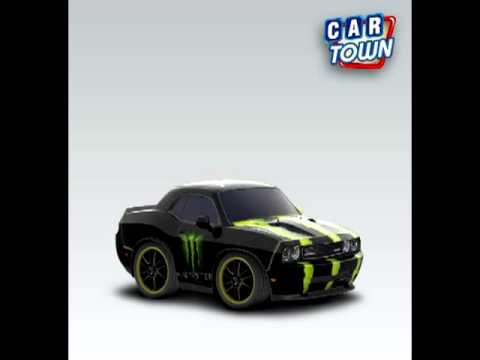 Free Car Town Template Pack: Dodge Challenger 08 - YouTube