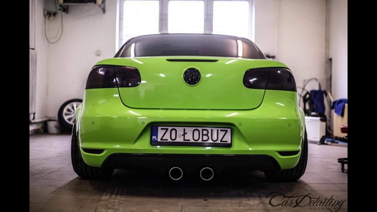 Dia Show Tuning 970RA Lawn Green am VW EOS R32 mit Scirocco Front - YouTube