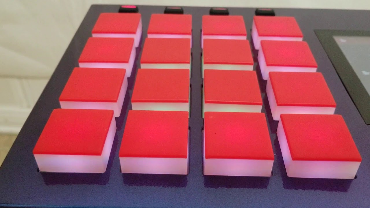 Akai Live Custom Painted retro fitted with Renaissance Thick pads - YouTube