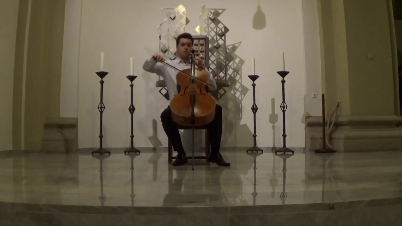 Bach Cello Suite no.6 Prelude: Sam Lucas - YouTube