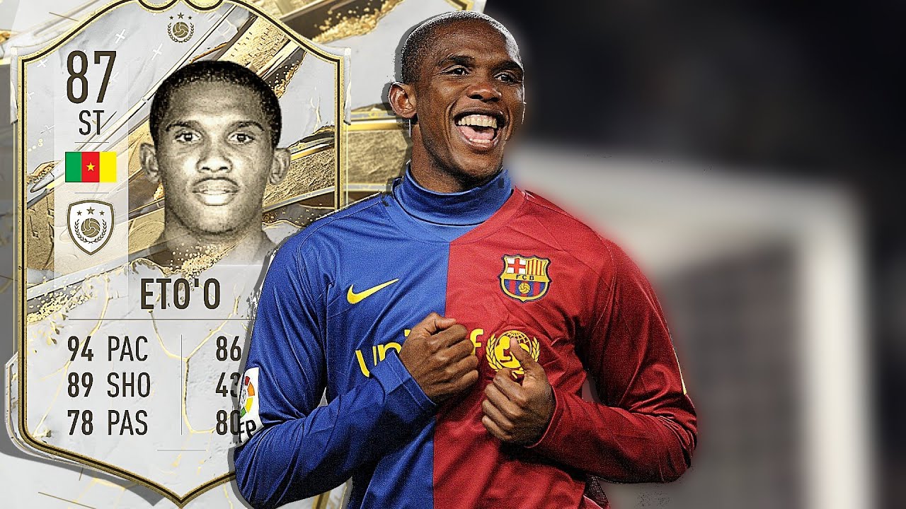 87 BASE ICON ETO'O PLAYER REVIEW FIFA 23 - YouTube