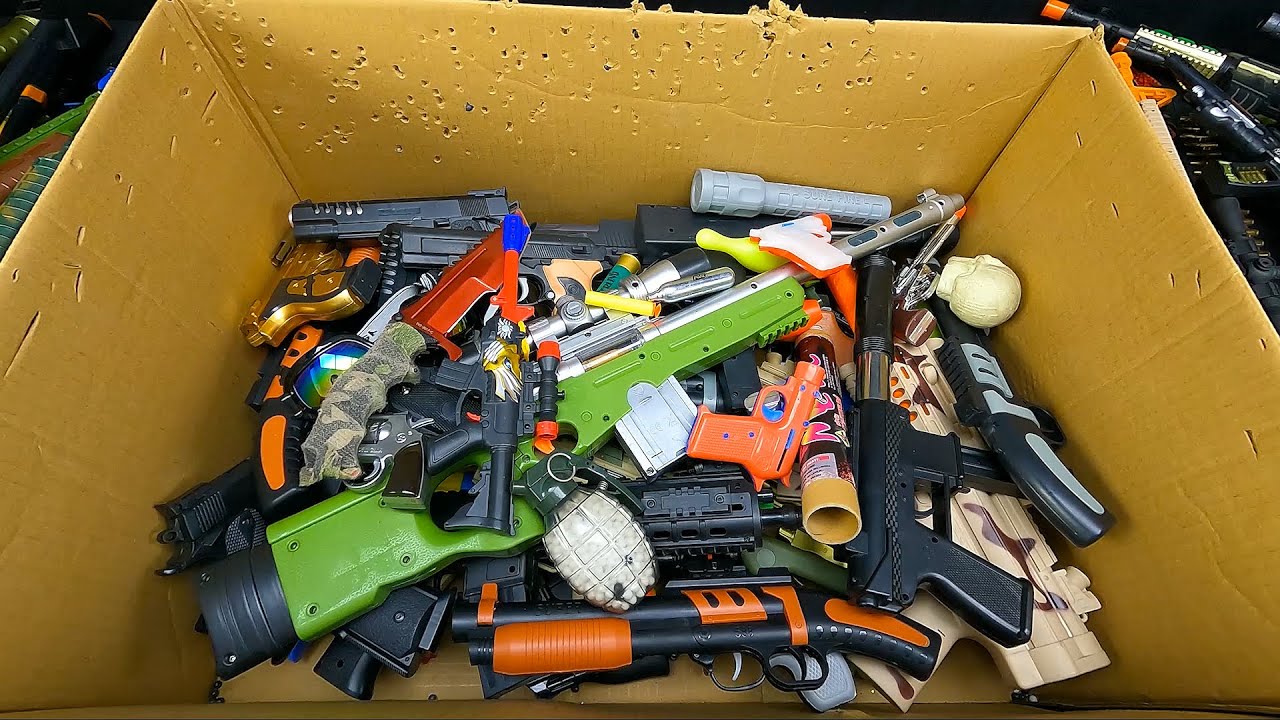Toy Guns And Weapon Boxes, Special Warfare Equipment, Dangerous Bead ...