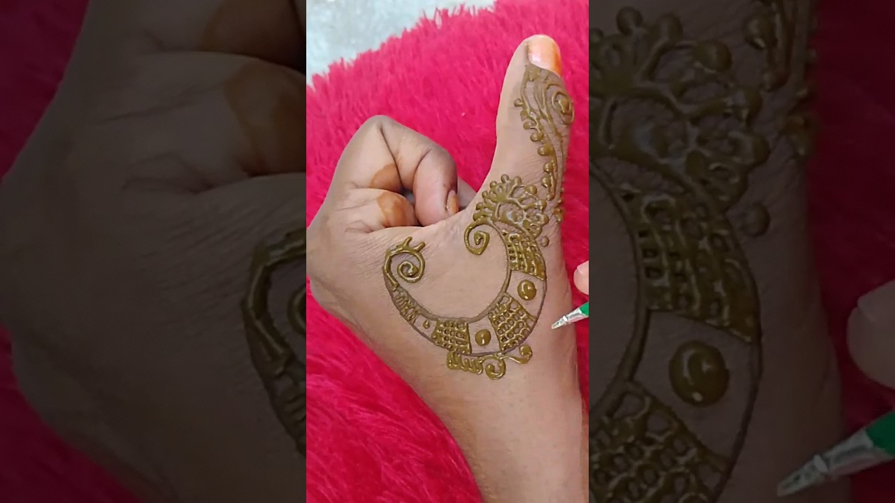 Moon Mehandi design 🌜🌛🎉💜 ️ Mehandi basic design for beginners # ...