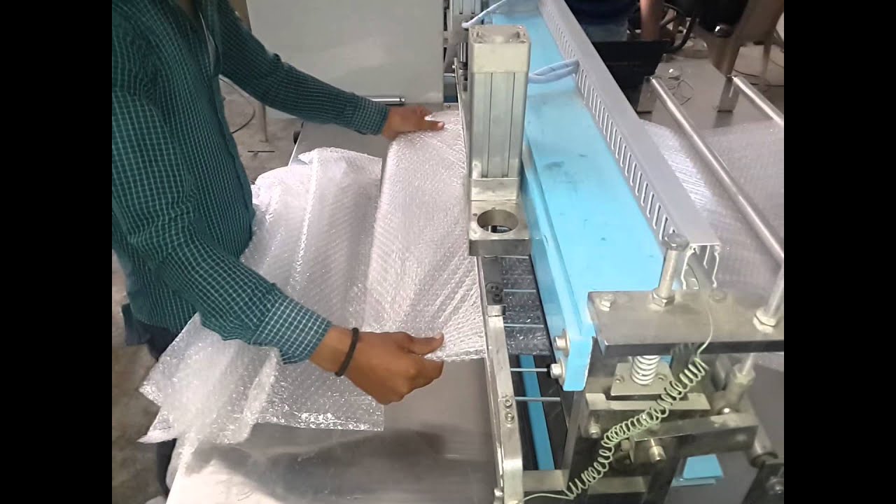 Air Bubble Bag making machine 1.5 meter bag size - YouTube