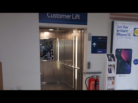REALLY AWESOME!! Otis Gen2 Lift At Tesco In Swindon - YouTube