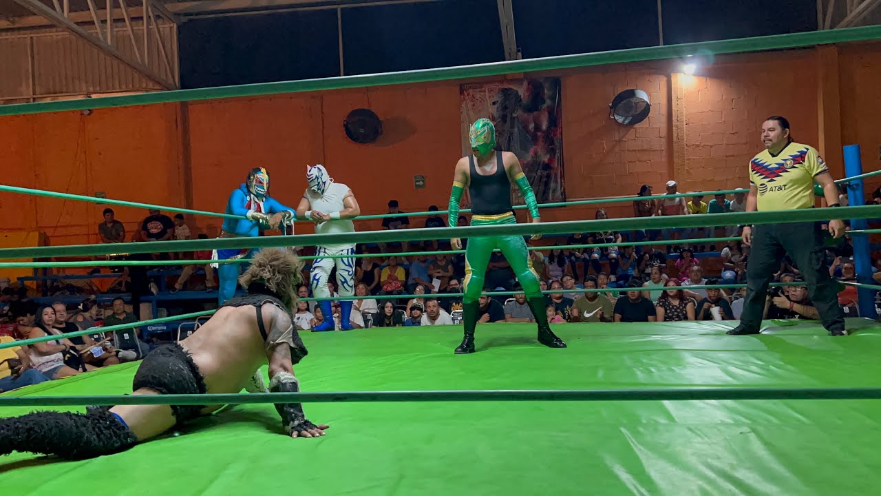 Imperio Negro, Imperio Negro Jr y Enigma vs Farkas, Marvel y Mummra ...