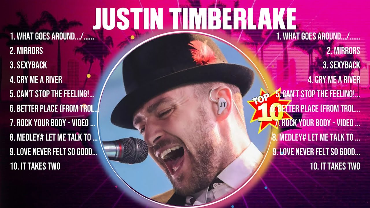 Justin Timberlake Greatest Hits Full Album ️ Full Album ️ Top 10 Hits ...