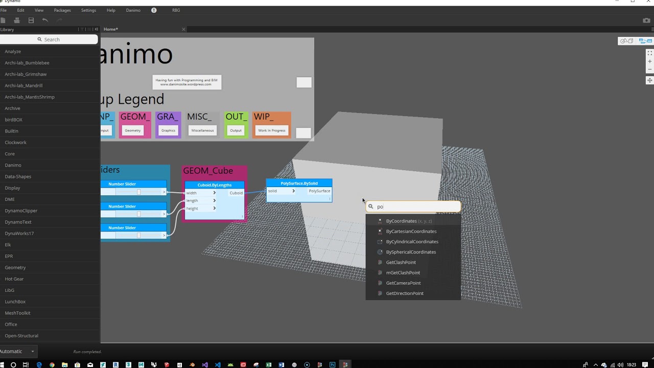 Dynamo Group Colour Manager - YouTube