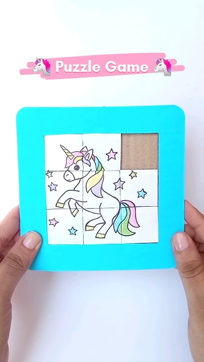 DIY Cardboard Puzzle Game | How To Make Puzzle Game From Cardboard For ...