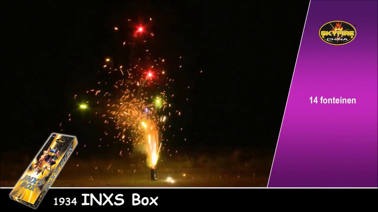 INXS Box vuurwerk | Vuurwerklandbestel.nl - YouTube