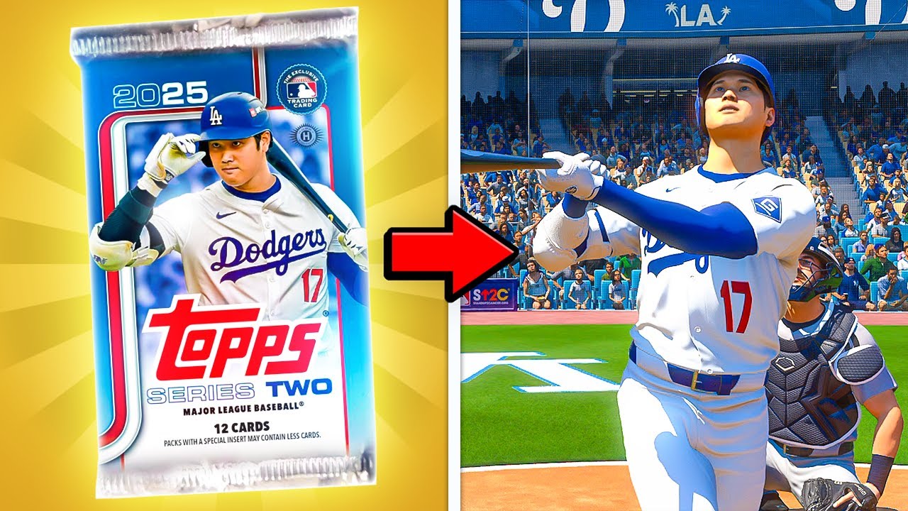 Real MLB Packs Build My Team! - YouTube