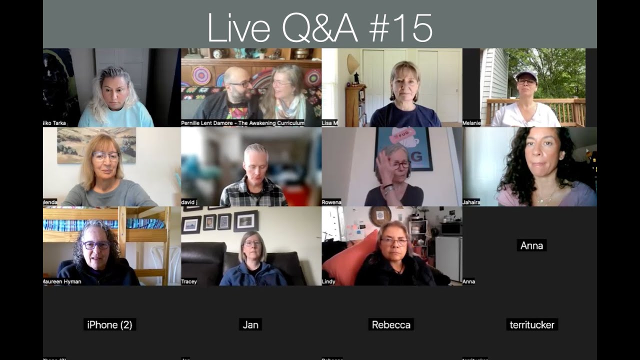 #15 - Live Q&A - The Awakening Curriculum - 26th April 2024 - YouTube
