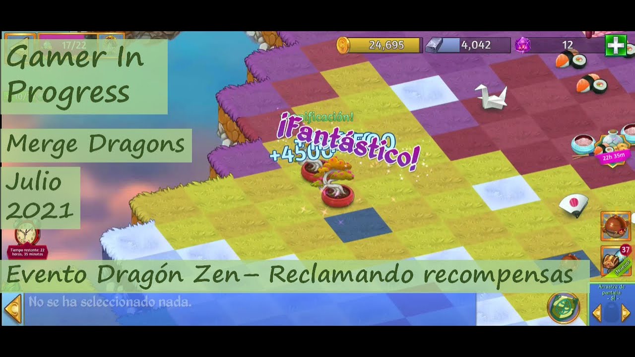 Merge Dragons - Evento Dragón Zen - Reclamando recompensas - Julio 2021 ...