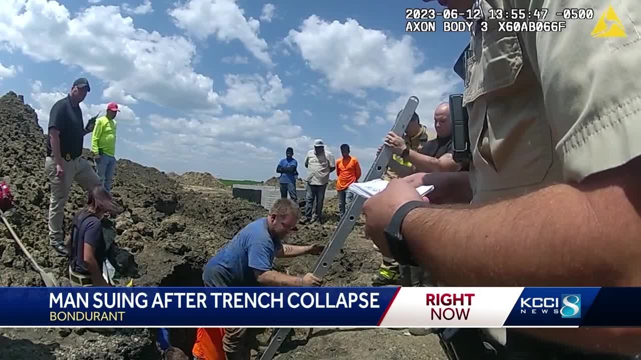 Man who was buried alive when a trench collapsed files suit against ...
