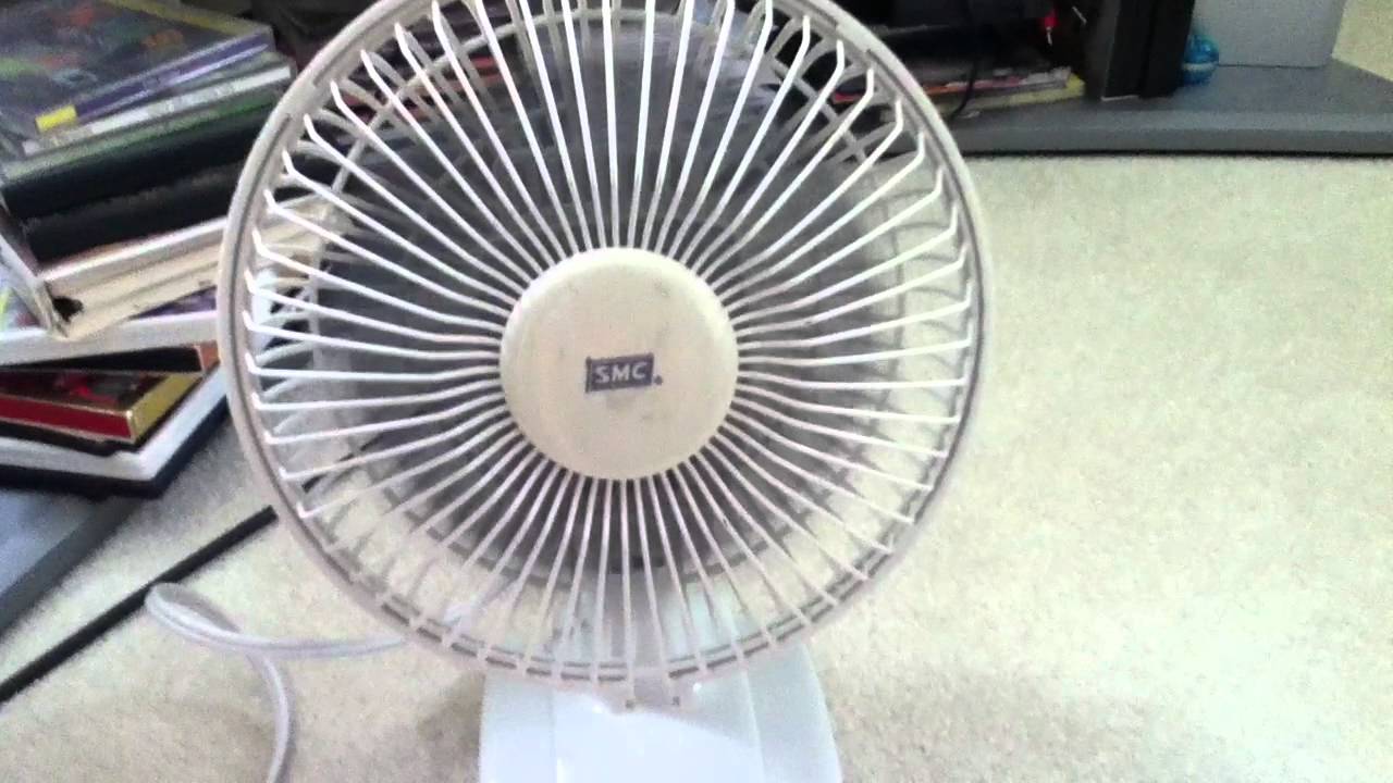 6" SMC Desk Fan from 2002 - YouTube