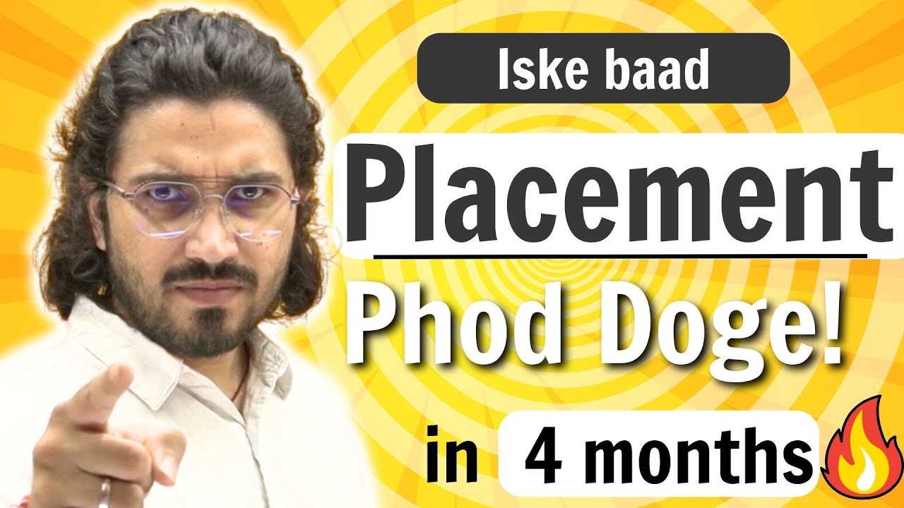How to get Placement Ready in 4 Months? Tech Placements - YouTube