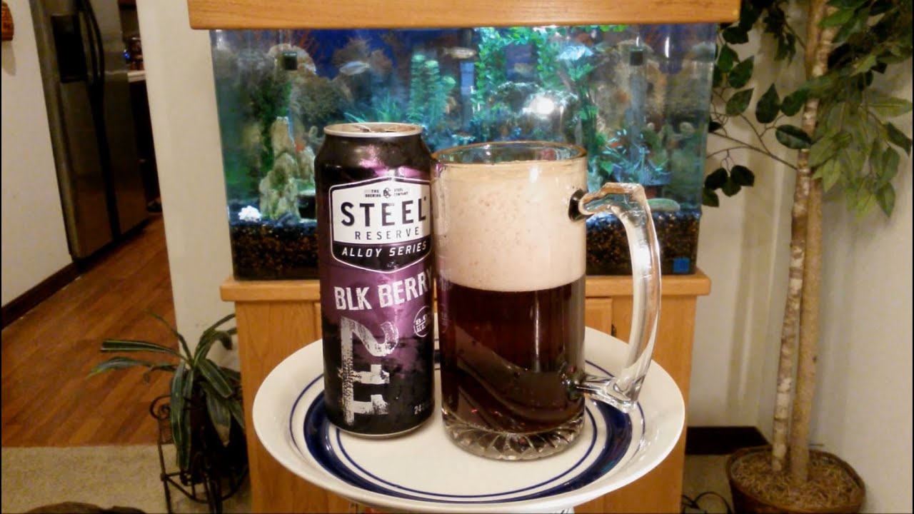 Steel Reserve 211 Alloy Series Black Berry Beer Review - YouTube