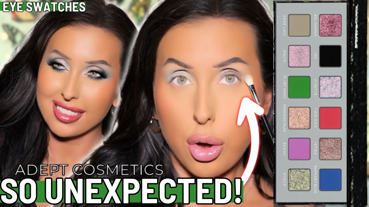 NEW Adept Cosmetics VIVETTE Palette & Lip Gloss! Eye Swatches, Lip Swatches, Comparisons ...
