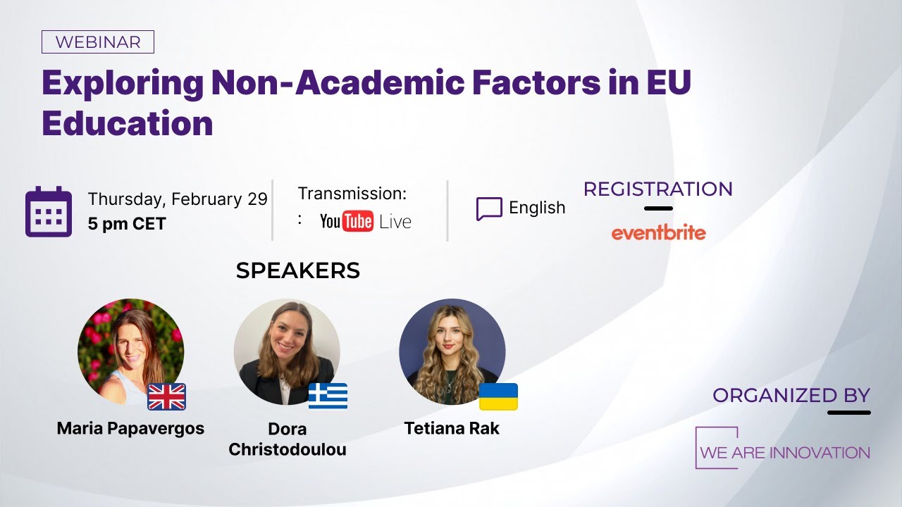 Webinar «Exploring Non-Academic Factors in EU Education» - YouTube