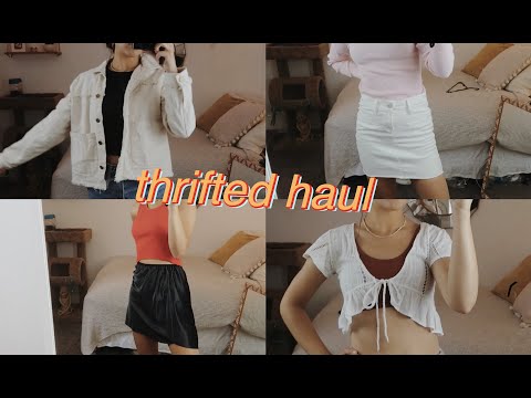 HUGE Thrifted TRY-ON Haul! | Sara