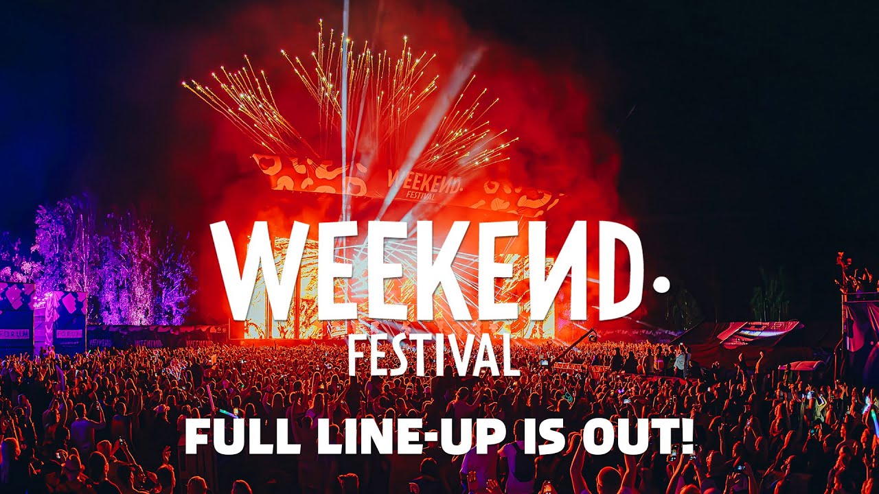 Weekend Festival 2024 – Full Line-Up - YouTube