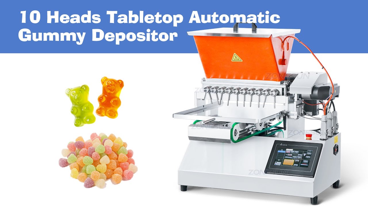 How To Use ZS-GD10 Jelly Gummy Depositing Machine Candy Depositor ...
