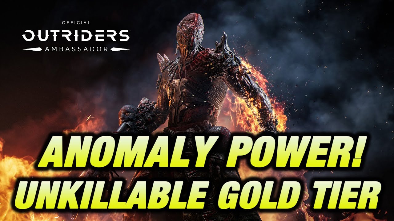 OUTRIDERS CT15 GOLD ANOMALY POWER BUILD!!! EZ CLEARS! - YouTube