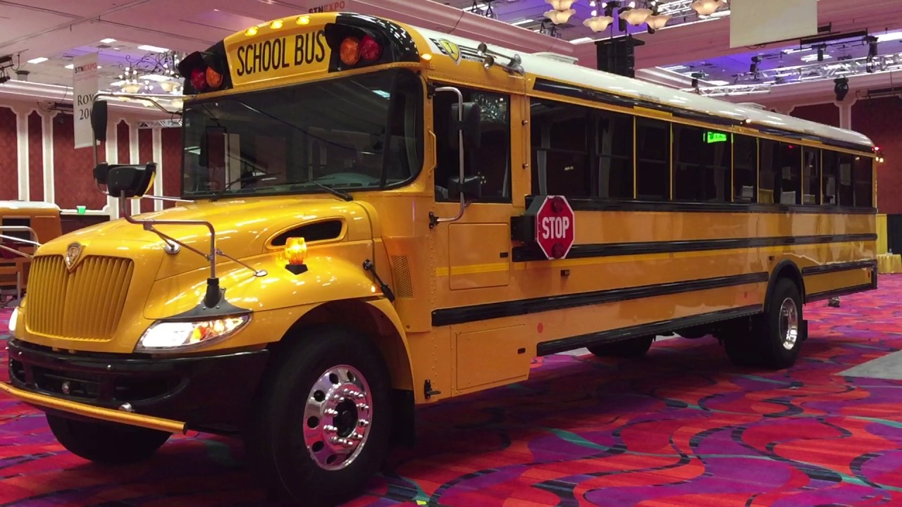 2018 IC CE School Bus - PSI 8.8L Gasoline - YouTube