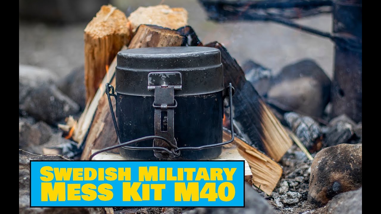 Swedish Military Mess Kit M40 - Easy Outdoors Tools - YouTube
