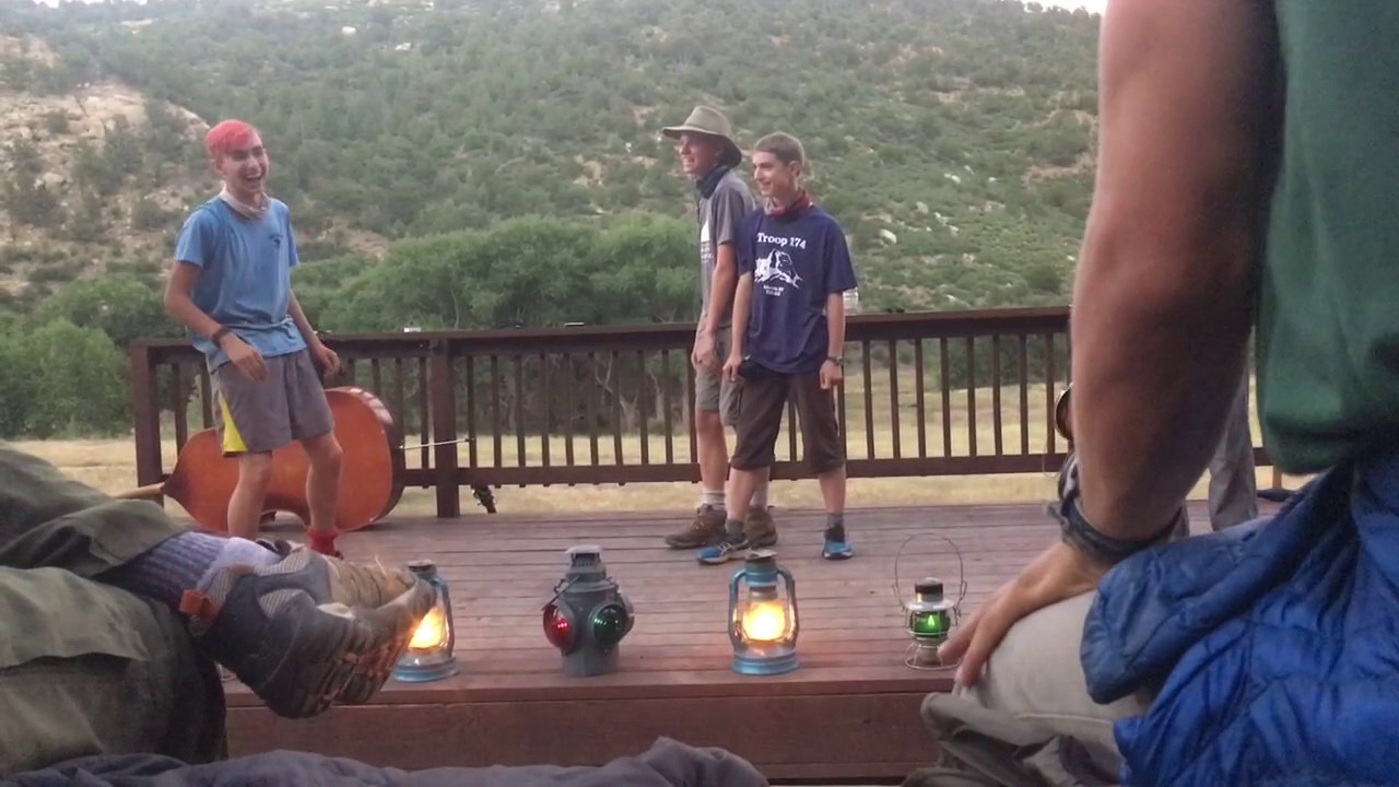 Philmont Scout Ranch; Metcalf Station campfire - YouTube